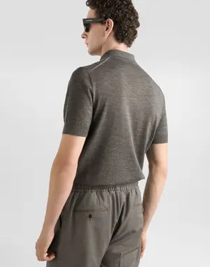 Dolce & Gabbana Virgin Wool Polo Shirt