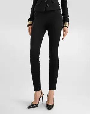 Dolce & Gabbana Milano Stitch Jersey Leggings