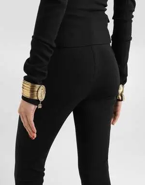 Dolce & Gabbana Milano Stitch Jersey Leggings