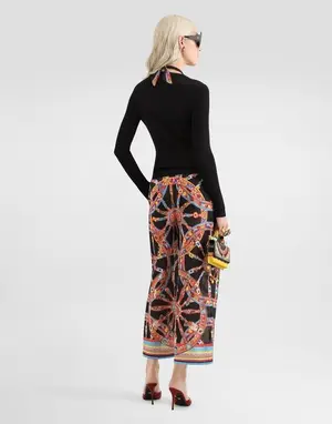Dolce & Gabbana Ribbed Viscose Knit Cardigan