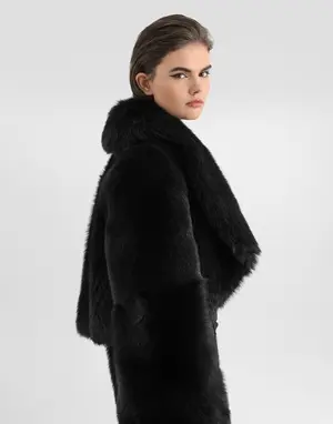 Dolce & Gabbana Shearling Bolero Jacket
