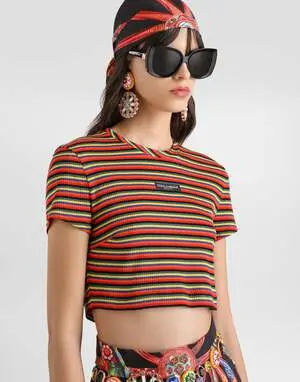 Dolce & Gabbana Striped Jersey T-shirt