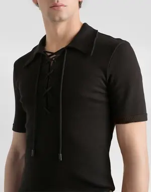 Dolce & Gabbana Cotton Interlock Polo T-shirt