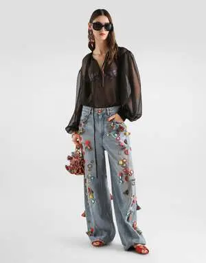 Dolce & Gabbana Silk Chiffon Blouse
