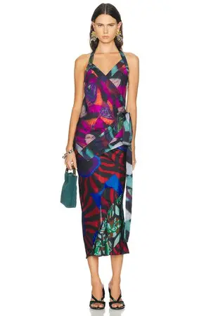 Dries Van Noten Cussia Top - Fuchsia