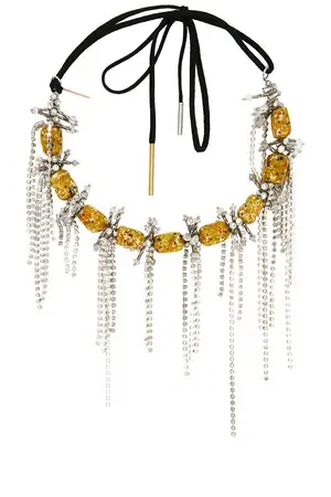 Dries Van Noten Embellished Statement Necklace - Ocra