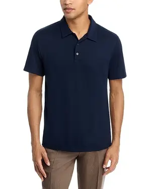 Theory Bron Anemone Jersey Polo Shirt - Baltic