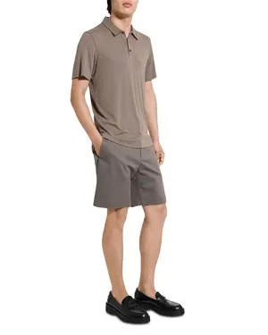 Theory Bron Anemone Jersey Polo Shirt - Morel