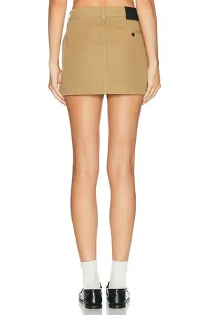 Balenciaga Mini Cotton Skirt - Beige