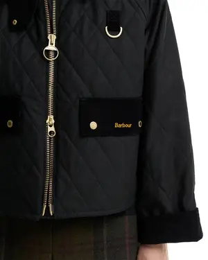 Barbour Quilted Waxed Cotton Spey Jacket