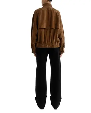 AGOLDE Blair Suede Jacket - Pecan