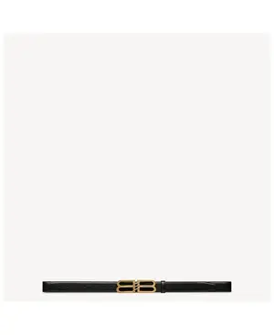 Balenciaga Bb Signature Belt - Black
