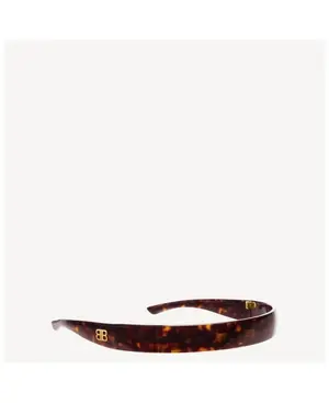 Balenciaga Country Club Side Bb Headband - Havana