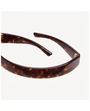 Balenciaga Country Club Side Bb Headband - Havana