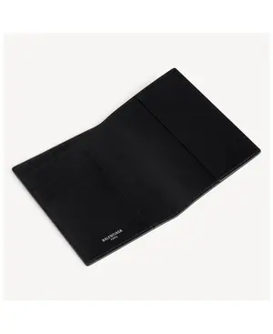 Balenciaga Passport Holder With Rhinestones - Black