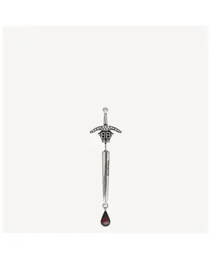 Balenciaga Goth Sword Earring - Silver