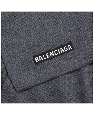 Balenciaga Patch Scarf