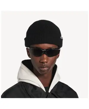 Balenciaga Ribbed Wool Beanie