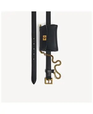 Balenciaga Rodeo Belt With Pouch - Black