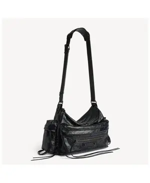 Balenciaga Le City Multipocket Medium Crossbody Bag - Black