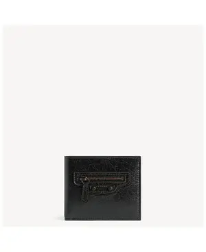 Balenciaga Le City Square Folded Wallet - Black