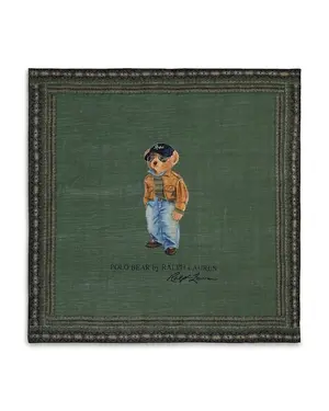 Polo Ralph Lauren Beardana Wool Bandana - Olive Multi