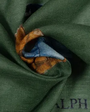 Polo Ralph Lauren Beardana Wool Bandana - Olive Multi