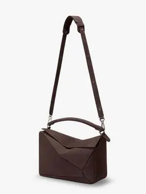 Loewe Puzzle Large Nubuck Bag