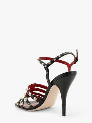 Valentino Garavani Rockstud Leather Sandals With Iconic Allover Studs