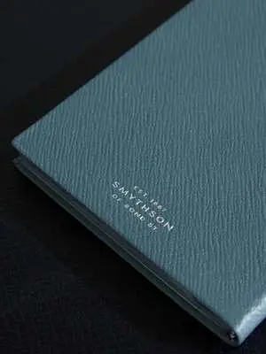 Smythson Chelsea Cross-grain Leather Notebook