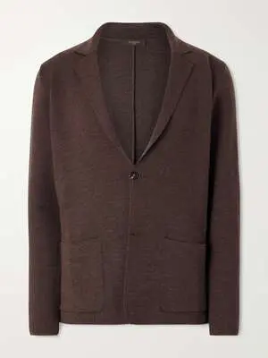 SLOWEAR Merino Wool Blazer - Brown