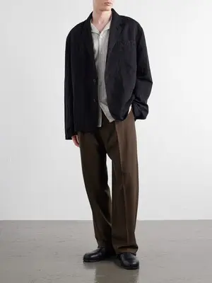 Studio Nicholson Cotton And Linen-blend Twill Blazer