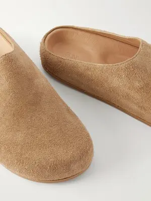 Studio Nicholson Suede Clogs - Brown