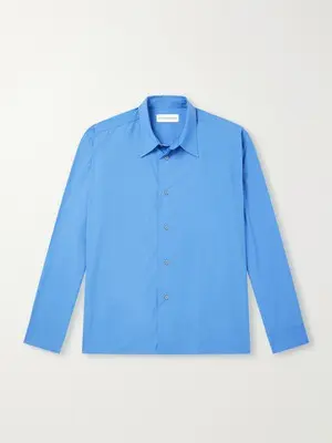 Studio Nicholson Cotton-poplin Shirt - Blue