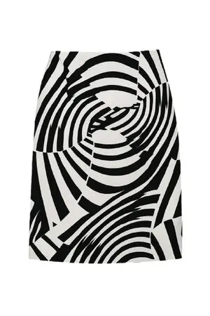 CONQUISTA Graphic Print Pencil Skirt