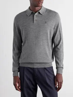 Polo Ralph Lauren Logo-embroidered Wool Polo Shirt