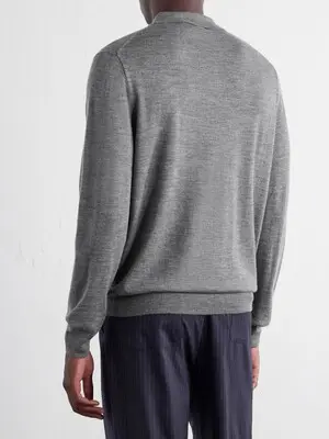 Polo Ralph Lauren Logo-embroidered Wool Polo Shirt