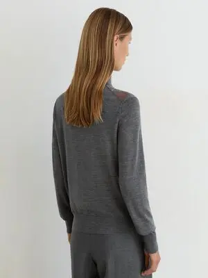 REISS Argyle Funnel-neck Wool Jumper