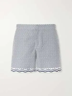 Orlebar Brown Bulldog Passetto Straight-leg Printed Swim Shorts - Navy
