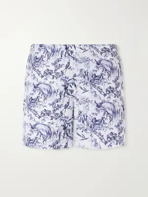 Orlebar Brown Bulldog Passetto Straight-leg Mid-length Swim Shorts - Blue