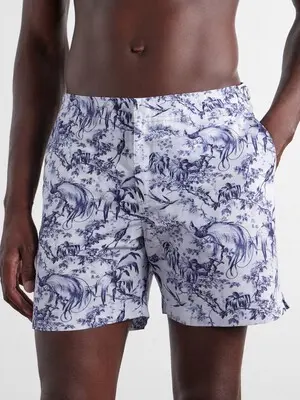 Orlebar Brown Bulldog Passetto Straight-leg Mid-length Swim Shorts - Blue