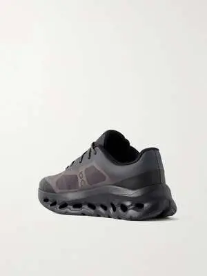 On Cloudlit Remix Stretch-knit Sneakers - Black