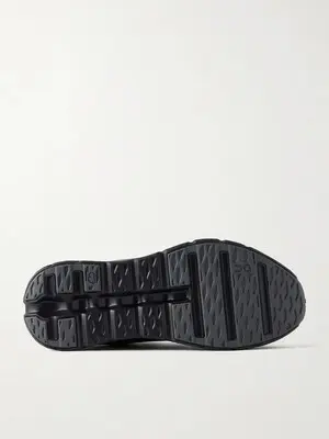 On Cloudlit Remix Stretch-knit Sneakers - Black