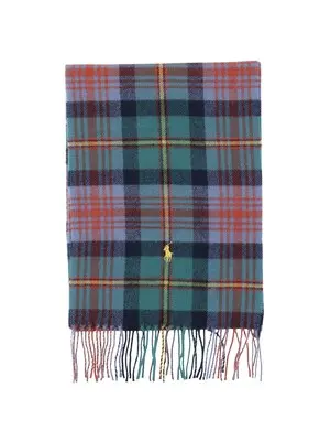 Polo Ralph Lauren Checked Fringe Scarf - Multi