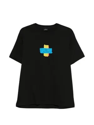 Paul Smith Pebble Bunny Cotton T-shirt - Black