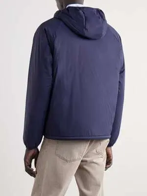 Burberry Logo-appliquéd Shell Hooded Jacket