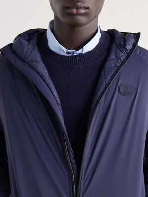 Burberry Logo-appliquéd Shell Hooded Jacket