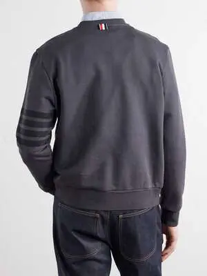 Thom Browne 4-bar Stripe Cotton-jersey Sweatshirt