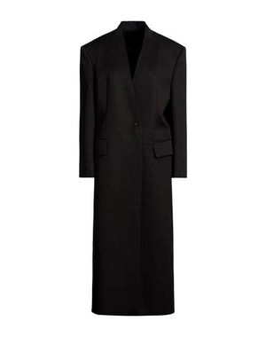 Emporio Armani Coat Size Virgin Wool - Black