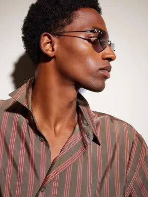 Cartier Panthère De Rimless Sunglasses